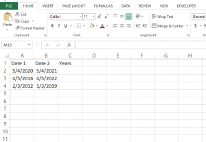 How to calculate years between two dates in Excel | Basic Excel Tutorial