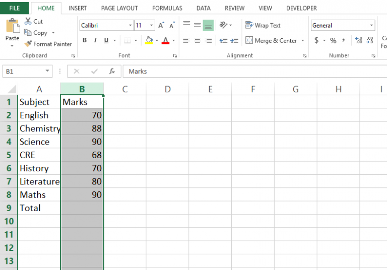 How to sum a filtered column in Excel | Basic Excel Tutorial