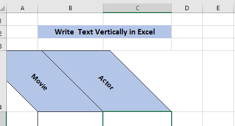 How to write text vertically in Excel | Basic Excel Tutorial