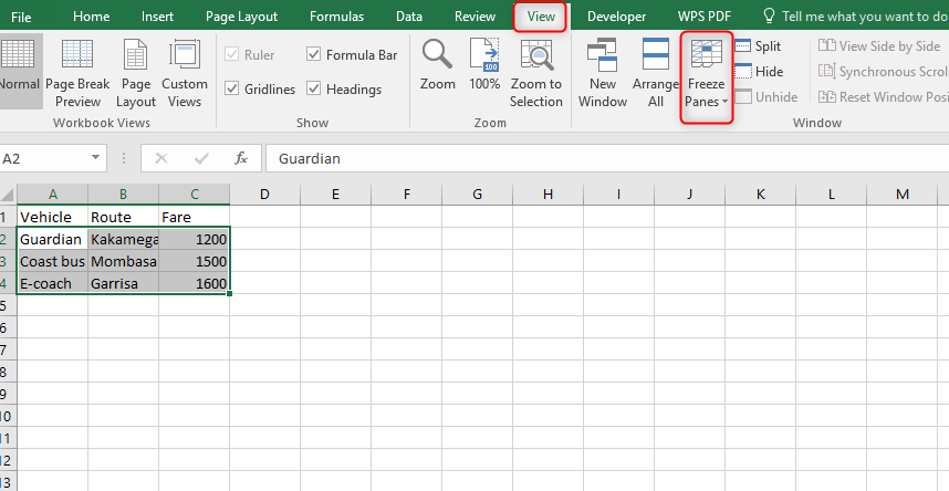 How To Freeze Multiple Rows In Excel Basic Excel Tutorial