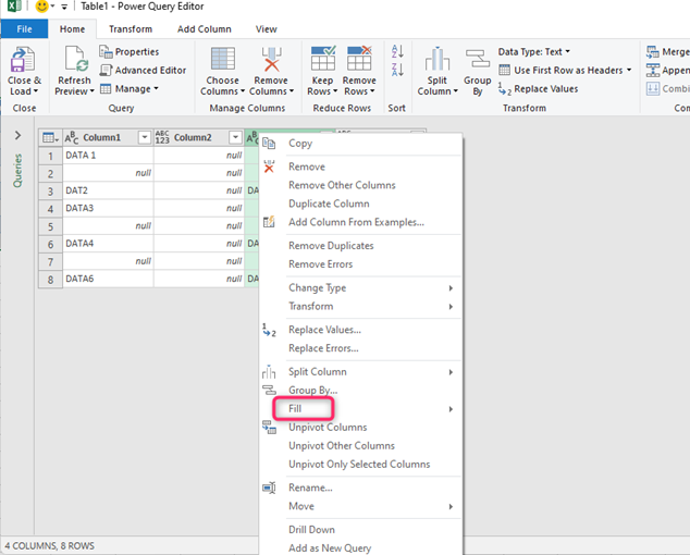 Fill Down Blank Cells Until the Next Value in Excel – 3 Ways