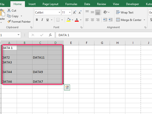 Fill Down Blank Cells Until the Next Value in Excel – 3 Ways