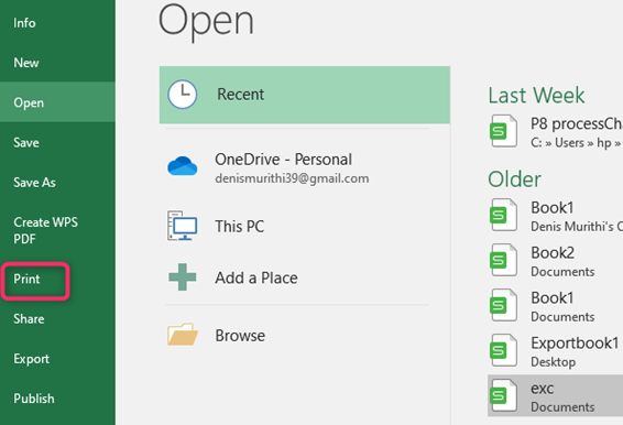 How to print on one page in Excel – Fit one page(Full Guide