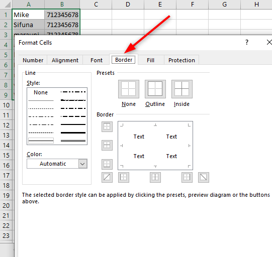 How To Bold Gridlines On Excel Basic Excel Tutorial