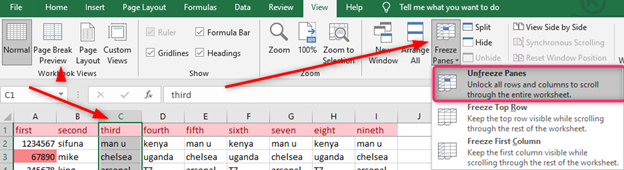 Excel How to Freeze the Top Row and First Column | Basic Excel Tutorial