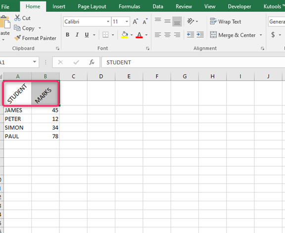 How To Rotate Text Cells In Excel Basic Excel Tutorial